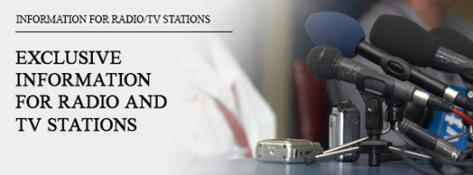 Information for radio/TV